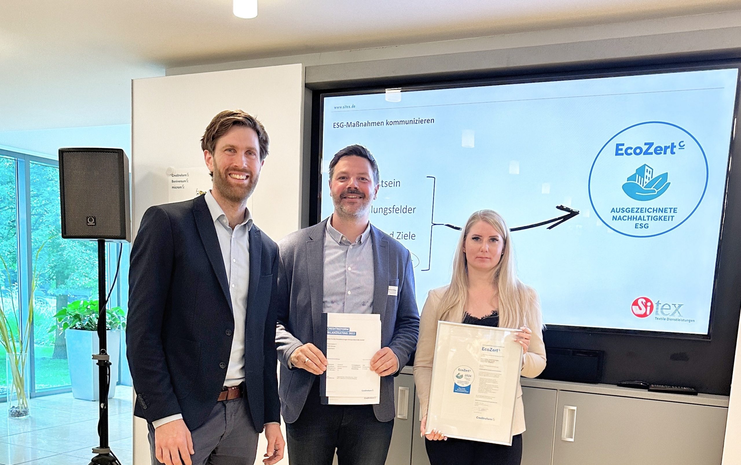 Sitex erhält EcoZert für nachhaltiges Handeln - Sitex - Textile ...